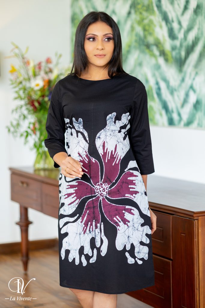 Short batik dress - La Vivente